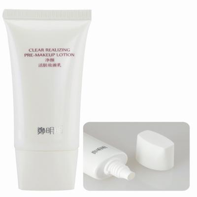 China 30ml plastic white red plastic soft tube with BB CC Cream liquid cosmetics packaging tube wholesale for sale