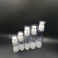 China best selling 15ml 30ml 50ml 80ml 100ml clear white plastic round personal care mist spray airless pump bottle for sale