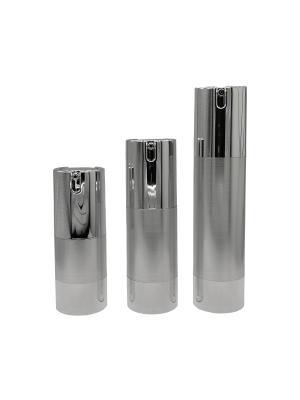 China 15ml 30ml 50ml 80ml 100ml white plastic frostng slide nozzle manufacturer lotion airless pump bottle cosmetic for sale