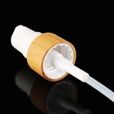China SGS Trigger 24 415 Cosmetic Lotion Cream Pump Bamboo Dispenser for sale