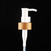 China 1.6ml Output 360 Degree Dispenser Airless Bamboo Lotion Pump for sale