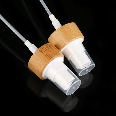 China 360 Degree 24 410 PP Actuator Bamboo Bottle Sprayer Head for sale