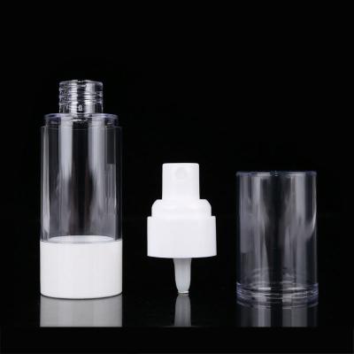 China Eco Friendly 1OZ 30ml 28.9MM  Bulk Empty Cosmetic Airless Lotion Bottle for sale