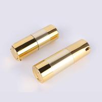 China Gold Screen Printing 1.5oz Plastic 50ml Cosmetic Airless Pump Cream Jar for sale