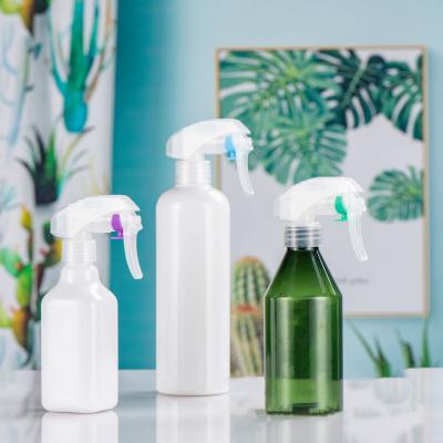 China Round Slim Plastic Clear Hand Scream Cosmetic Airless Bottle 500ml 16oz for sale
