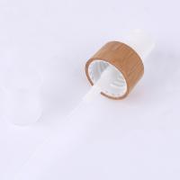 China China Big Factory Good Price bamboo lid glass essential oil bottle with dropper for sale