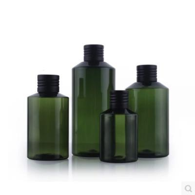 China Plastic PET Cosmetic Sprayer Airless Pump Bottle 15ml 30ml 50ml Amber Brown for sale