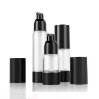 China Cylinder 15ML 30ML 50ML Lotion Spray Airless Pump Bottles for sale
