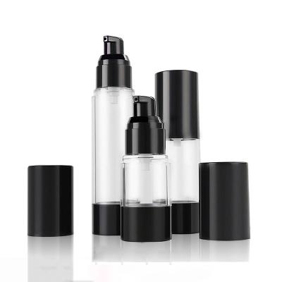 China Cylinder 15ML 30ML 50ML Lotion Spray Airless Pump Bottles for sale