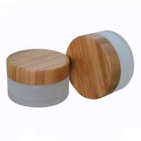 China Bamboo Glass Frosted Mist Spray Bottles & Jars for Facial Serum Lotion 5g~250g for sale