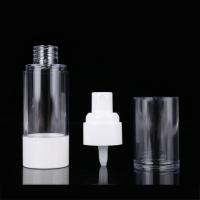 China Skincare Clear Airless Cosmetic Bottles With Lotion Pump for sale