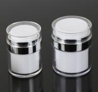 China Empty Airless Refillable Cosmetic Cream Jars Shatterproof for sale