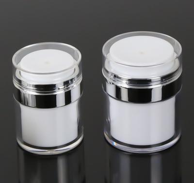 China Empty Airless Refillable Cosmetic Cream Jars Shatterproof for sale
