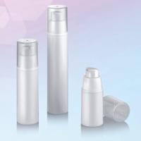 China 15ml 30ml Clear Cap Airless Cosmetic Bottles Personal Care For Gel for sale