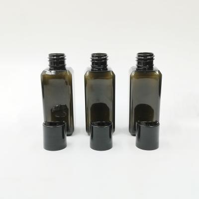 China Silkprint Liquid Soap Hand Wash Bottle 150ml 250ml PET Plastic Dispenser With Flip Cap for sale