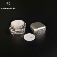 China Two Layers Acrylic PP Cosmetic Cream Jars 5g 10g BPA Free for sale