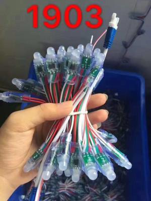 China Waterproof 12mm 5VDC Digital Full Color RGB LED Pixel For Advertising Lighting Letter Sign for sale