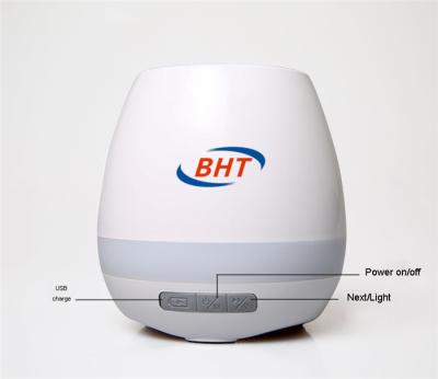 China Mini Home Led Flower Pots , Smart Illuminated Plant Pots Pink Pure Music Songs for sale