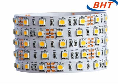 China Warm White Low Voltage Led Strip Lights High Brightness 120 Degress Beam Angle for sale