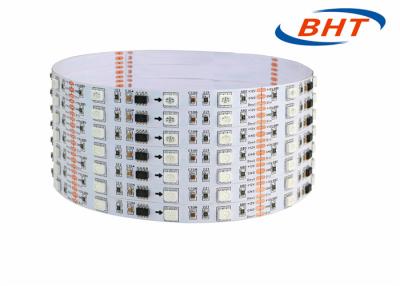 China 12V 60leds Full Color Led Strip Rgb Led Strip Waterproof Flexible Light Strip With 2811IC / 1903IC for sale