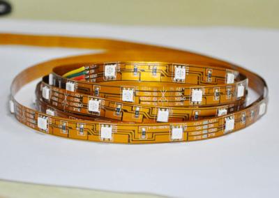 China Ultra Flexible Full Color Led Strip SMD5050 3M Double - Side Adhesive Tape for sale