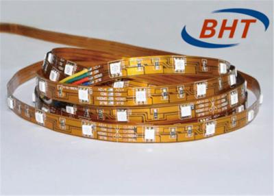 China Bendable Full Color Led Strip , Multi Color Led Light Strips With Remote Control for sale
