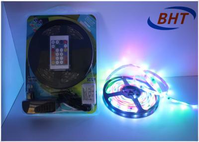 China Programmable Full Color Led Strip DC 5V , Battery Operated Led Strip Lights for sale