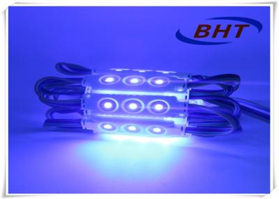 China 5050 Smd RGB LED Module 3 Chips Fiber PCB 120° View Angle Multi Color Lighting for sale