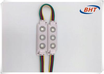 China Weatherproof RGB LED Module For Advertisement , Led Pixel Module High Flux Output for sale