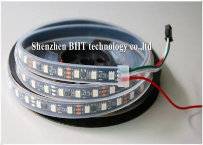 China TM1934 IC 12v digital ws2811 led strip smd5050 30/48/60 leds full color ws2811 led strip for sale