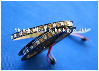 China DC12V Addressable Rgb Led Strip , Led Rgb Tape Light 5050 SMD 3 Led External IC Ws2811 for sale