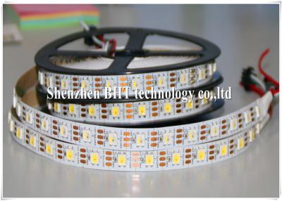 China Decoration Dimmable Digital RGBW LED Strip , Controllable Led Strip Lights Outdoor Use Self Adhesive for sale