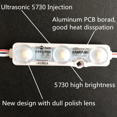 China 1.2W osram injection led module/5730SMD led light module/light/waterproof light module with 5 years warranty for sale