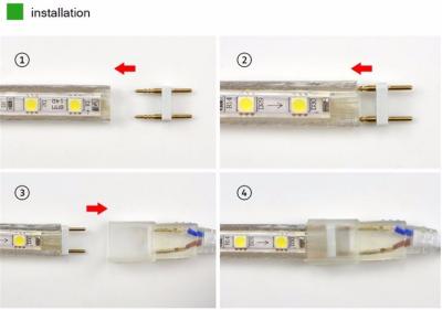 China AC110V 220V 5050smd 60leds/m flexible led strip light 3528 hotel home building decorative strip for sale