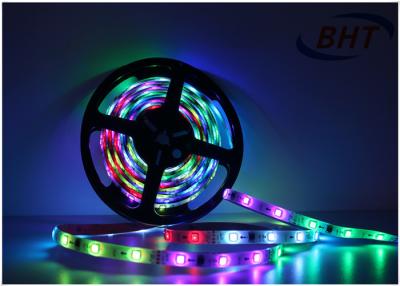 China Ip Rated RGBW Led Strip Lights , Led Light Color Changing Strips Silicon Tube for sale