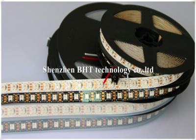 China 74LEDs Rgb Addressable Led Lights , DC 5V Led Multi Coloured Strip Lights Built - In SMD 5050 for sale