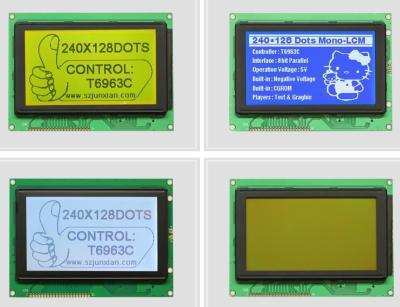 China 5V High Resolution Graphic Blue LCD Display 5.2 Inch Wide Viewing Angle Display for sale