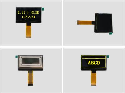 China 2.42 Inch OLED Display Module Monochrome OLED DOT Matrix Display With All Viewing Angle for sale