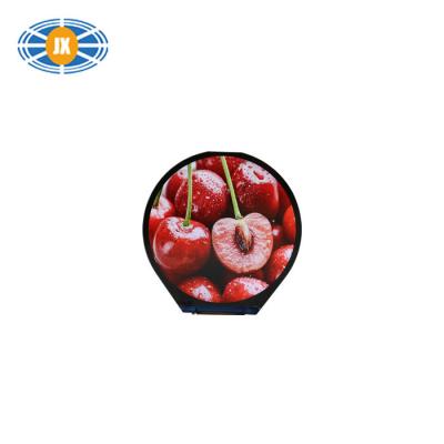 China 3.4 Inch Circular LCD Display High Brightness RGB TFT LCD Monitor IPS For Wide Viewing for sale