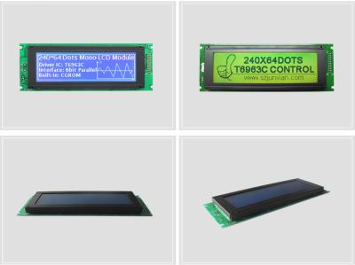 China 240×64 Dots Monochrome Graphic LCD Display 200cd/m2 Durable Construction Lcd Screen for sale