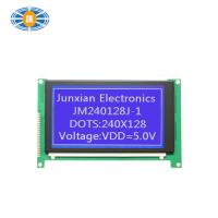 China Industrial 240x128 Graphic LCD Module Blue Monochrome LCD Panel With STN FTTN Display for sale