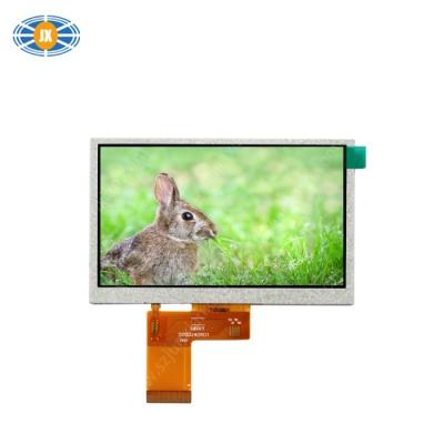 China High Brightness 5 Inch LCD Monitor 500cd/m2 TFT LCD Capacitive Touchscreen for sale