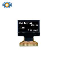 China 0.96 Inch OLED Display Module 128x64 White Monochrome LCD Monitor For Wearables / IoT for sale