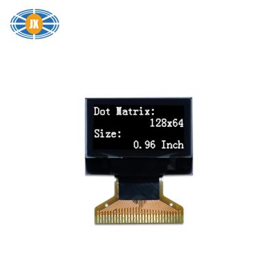 China 0.96 Inch OLED Display Module 128x64 White Monochrome LCD Monitor For Wearables / IoT for sale