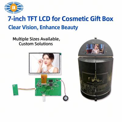 China 7-inch IPS Optional Touch Custom LCD Screen for Various Gift Box Applications for sale