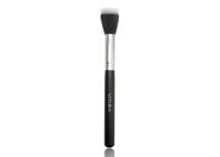 China Duo Fiber Face Makeup Brush With High Quality Natural Goat Hair And Vegan Taklon for sale