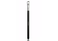 China High Quality Small Flat Angled Makeup Brow Brush With Wood Handle for sale