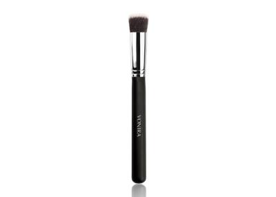 China Precision Flat Kabuki High Quality Makeup Brushes With Cruelty Free Vegan Taklon for sale