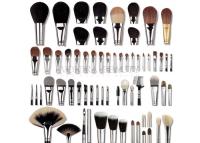China Highest Grade Natural Hair Private Label Makeup Brushes With Copper Ferrule for sale