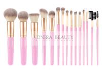 China 15 Piece Synthetic Makeup Brushes Set Luxury Exclusive Makeup Brush Holder for sale